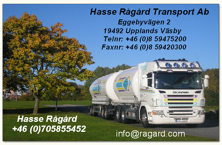 Välkommen till Rågård Transport!